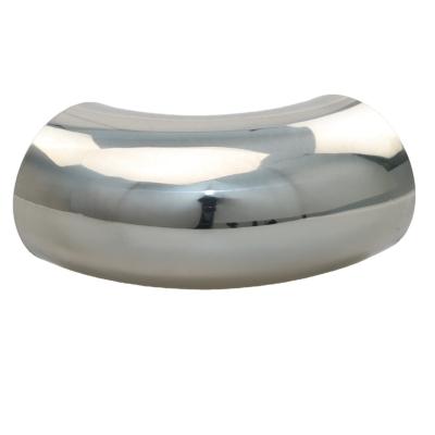 China 304 Stainless Steel 90 Degree Butt Weld Elbow 3 Inch 200mm Arc Length Pipe Fitting for sale
