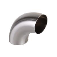 China Yuanan RF Sanitary Elbow Stainless Steel SS304 SS316 90 Degree Welding Elbow 1 to 6 Inch for sale
