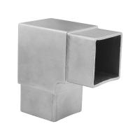 China Stainless Steel 45 Degree Square Tube Handrail Tee Elbow AISI 304 316 for sale