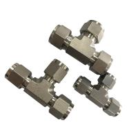 China Superlok Parker Standard Stainless Steel Union Tee Fitting DN6 DN64 for Pipe Connection for sale