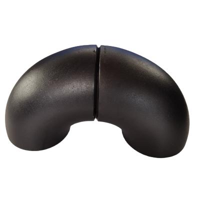 China Carbon Steel Pipe Fittings Butt Welded Elbow 90 Degree A234 WPB 1/2-48 Inch for sale