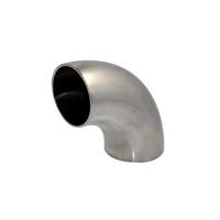 China ASME B16.9 Duplex Stainless Steel 2205 2507 254SMO Butt Weld Pipe Fitting Elbow 90 Degree 1.5D for sale