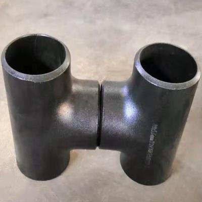 China ASME B16.9 Seamless Straight Tee SCH40 DN50 ASTM A234 WPB Butt Weld Carbon Steel Pipe Fitting for sale