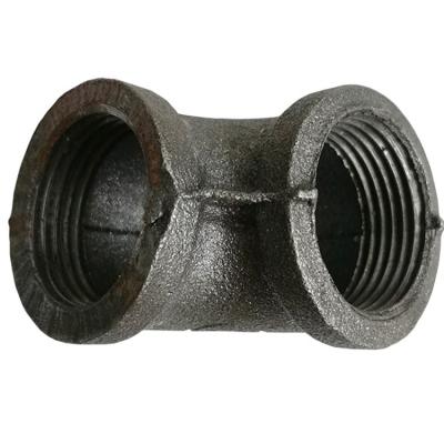 China 20mm-63mm 90 Degree Elbow Black Hot Dip Pipe Fitting Thread Pipe Fitting for sale