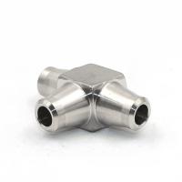 China ASME Stainless Steel 304 316 Seamless Butt Weld 3 Way Tee Pipe Fitting 6000psi for sale