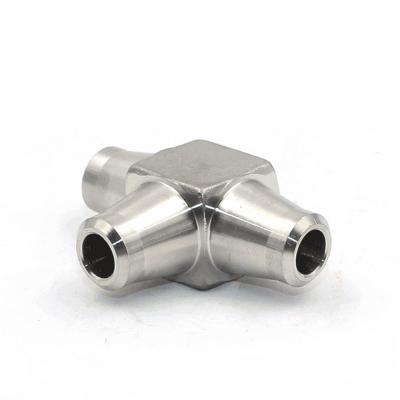 China ASME Stainless Steel 304 316 Seamless Butt Weld 3 Way Tee Pipe Fitting 6000psi for sale