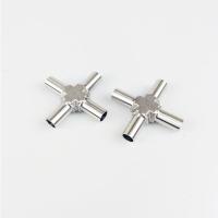 China Stainless Steel 316 Micro Butt Weld Cross Fitting 6mm 1/4 to 2 Inch for Semiconductor for sale