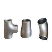 China Carbon Steel Butt Weld Tee Pipe Fitting Galvanized for Plumbing 1-500 Pcs for sale