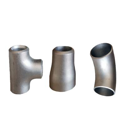 China Carbon Steel Butt Weld Tee Pipe Fitting Galvanized for Plumbing 1-500 Pcs for sale