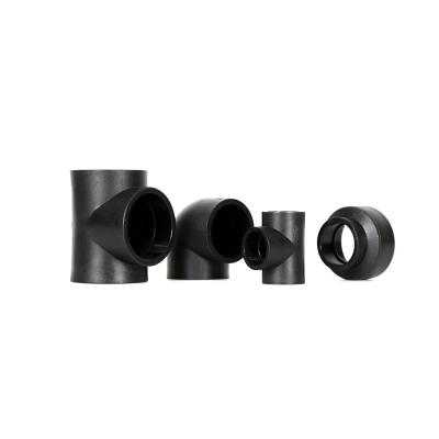 China Black Polyethylene Spigot Fittings for Butt Welding L63-L800 GS Certified for sale