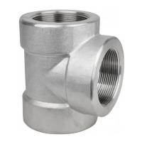 China ASME B16.11 Forged Butt Welded Tee 1/2-48 Inch Carbon Steel Pipe Fitting for sale