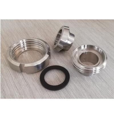 China Sanitary Stainless Steel Pipe Fitting DIN 11851 Welded Union 1/2-6 Inch SS304 for sale