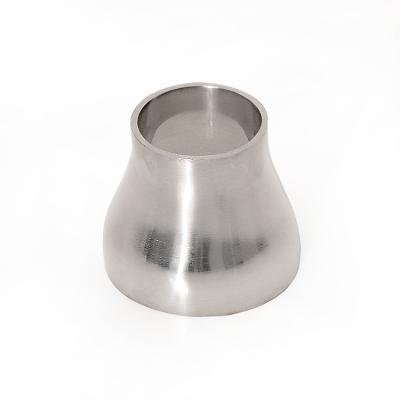 China Stainless Steel SS304 SS316L Sanitary Concentric Reducer 1/2-12 Inch Butt Weld Pipe Fitting for sale