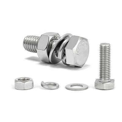 China DIN931 M27 Stainless Steel Hex Head Bolt Grade 8.8 Fully Thread Fastener for sale