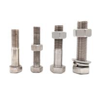 China DIN933 Stainless Steel Hex Bolt M3-M100 SS201 SS304 SS316 Free Samples OEM Fasteners for sale