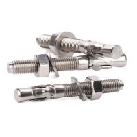 China Stainless Steel Wedge Anchor Expansion Bolt M6 M20 DIN Standard for Building Construction for sale