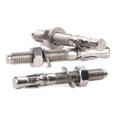 China Stainless Steel Wedge Anchor Expansion Bolt M6 M20 DIN Standard for Building Construction for sale