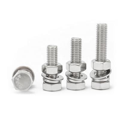 China Stainless Steel M27 Hex Head Bolt DIN931 Grade 8.8 Fully Thread 16mm to M40 for sale