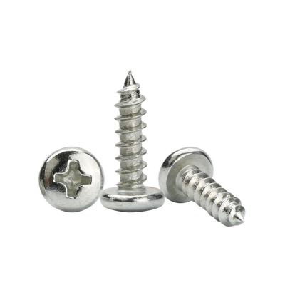 China Custom Self Tapping Screws for Plastic M1.4 to M6 Stainless Steel Pan Head Phillips Drive for sale