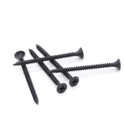 China Self Tapping Drywall Screw C1022A Steel 6-10 Diameter 13-200mm Length Black Zinc for sale