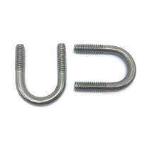 China Stainless Steel Square U Bolt M6 M8 M12 100mm 304 316 for Trucks Motorcycle for sale