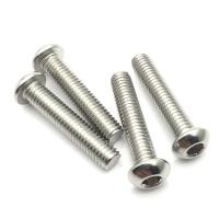 China ISO 7380 M3 M8 304 Stainless Steel Button Head Allen Bolt Hex Socket Screws for sale