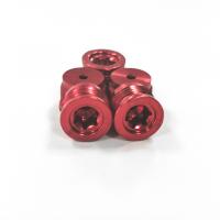 China M20 Aluminum Alloy 6061 Locking Hexagon Nut DIN Standard Custom Size for sale