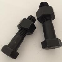 China DIN933 931 Grade 8.8 Carbon Steel Hexagon Head Bolts M20 M24 M30 Black Oxide for sale