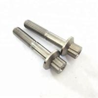 China 12 Point Flange Bolt M7x28 M8x32 Carbon Steel Grade 8.8 10.9 12.9 Black Oxide Zinc Plated for sale