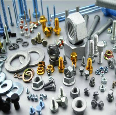 China Carbon Steel Hex Bolt Nut Thread Rod Screws Anchor Drywall Screw M2-M100 4.8-12.9 for sale