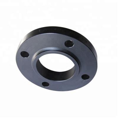 China Black JIS 10K PL Class 150 DN100 A105n Carbon Steel Forged Flange for sale