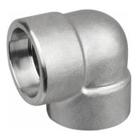 China Inconel 600 Forged Pipe Fitting SCH80 90 Degree 1/8In Socket Welding Elbow for sale