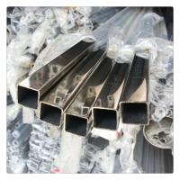 China ASTM 316 Stainless Steel Seamless Square Pipe 2BB Surface Finish ±1% Tolerance for sale