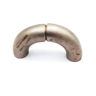 China Super Duplex Stainless Steel 90 Degree Long Radius Elbow ASTM A815 S32750 SCH10S 2 Inch Welding End for sale
