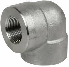 China 3000# ASTM A182 F304 90 Degree Forged Threaded Elbow 3/4 Inch for Machinery for sale