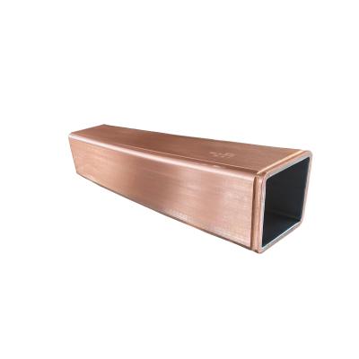 China Copper Nickel Tube Mould Crystallizer Copper Tube 80mm-450mm OD TP2 Silver Copper for CCM for sale