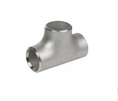 China ASME B16.9 SCH40 Seamless Duplex S32205 Equal Tee 1/2-24 Inch Butt Weld for sale