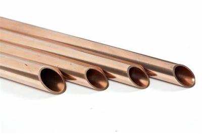 China H68 Copper Pipe Coil 15mm OD Seamless Copper Tube for HVAC Water Tube Custom Length for sale