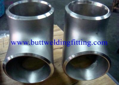 China UNS S32750 S32760 Super Duplex Stainless Steel Pipe Tee 8 Inch SCH40S ASME B16.9 for sale