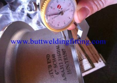 China 904L Stainless Steel Lap Joint Stub End 1/2 to 24 Inch SCH10S SCH80S ASME B16.9 for sale