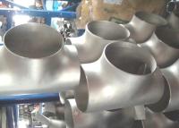China ASTM A182 F44 UNS S31254 254SMO Stainless Steel Tee 8 12 Inch SCH40S SCH80S for sale