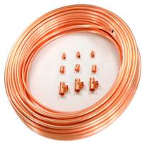 China CuNi 90/10 C70600 Seamless Copper Nickel Tube 1.2mm 1.25mm OD 0.3-6.1mm for sale