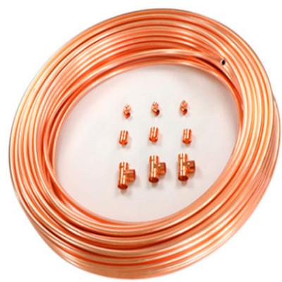 China CuNi 90/10 C70600 Seamless Copper Nickel Tube 1.2mm 1.25mm OD 0.3-6.1mm for sale