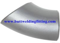 China ASTM B363 Titanium 45 Degree Elbow Butt Weld Fittings A815 UNS S31803 1.5D Sch40 for sale