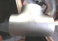 China 904L Stainless Steel Reducing Tee Butt Weld 12 Inch SCH80S ASME B16.9 for sale