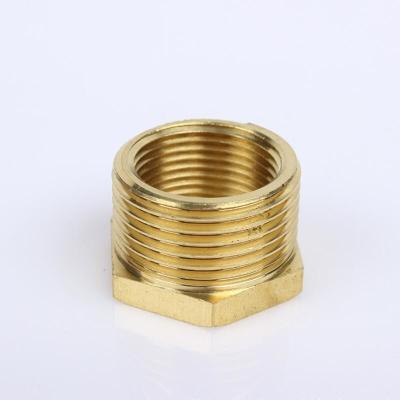 China Brass Bushing UNS70600 NPT Thread Forged Pipe Fitting 3000LBS 1/8-4 Inch for sale