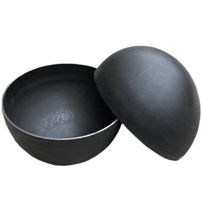 China Carbon Steel Black Pipe Fittings End Cap 3 Inch ASME B16.9 for Oil and Gas Pipeline for sale