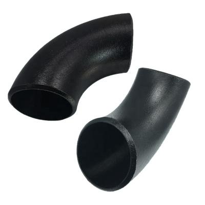 China Seamless Carbon Steel 90 Degree Elbow ANSI B16.9 Black Pipe Fitting 1/2 to 48 Inch for sale