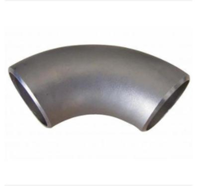 China ASTM B16.9 B363 Titanium 90 Deg LR Elbow DN80 DN100 DN125 Ti Gr.2 Pipe Fittings for sale