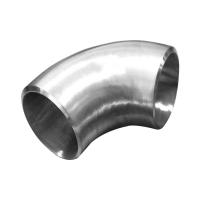 China ASTM B363 Titanium 90 Degree Elbow DN65 Equal Pipe Fitting Gr2 for sale